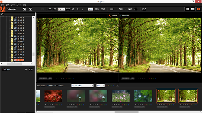 Fenêtre Viewer| Comment utiliser| Imaging Edge Desktop | Sony