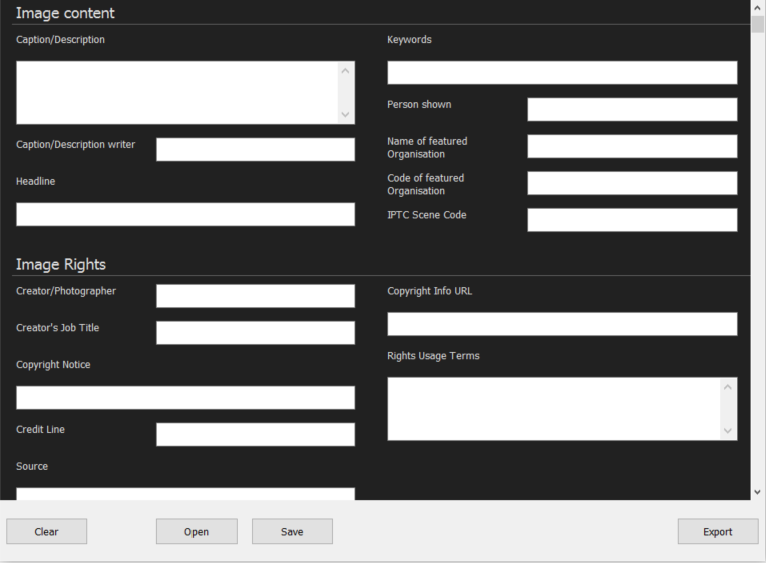 사용 방법| IPTC Metadata Preset | Sony
