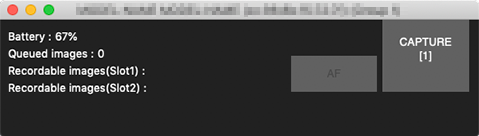 Sony remote camera control windows