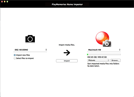 PlayMemories Home (Mac) HELP | “PlayMemories Home”基本操作（适用于 Mac）